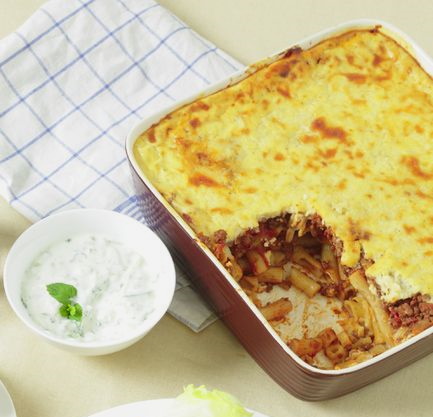 Pastitsio, one of the most famous Greek recipes.