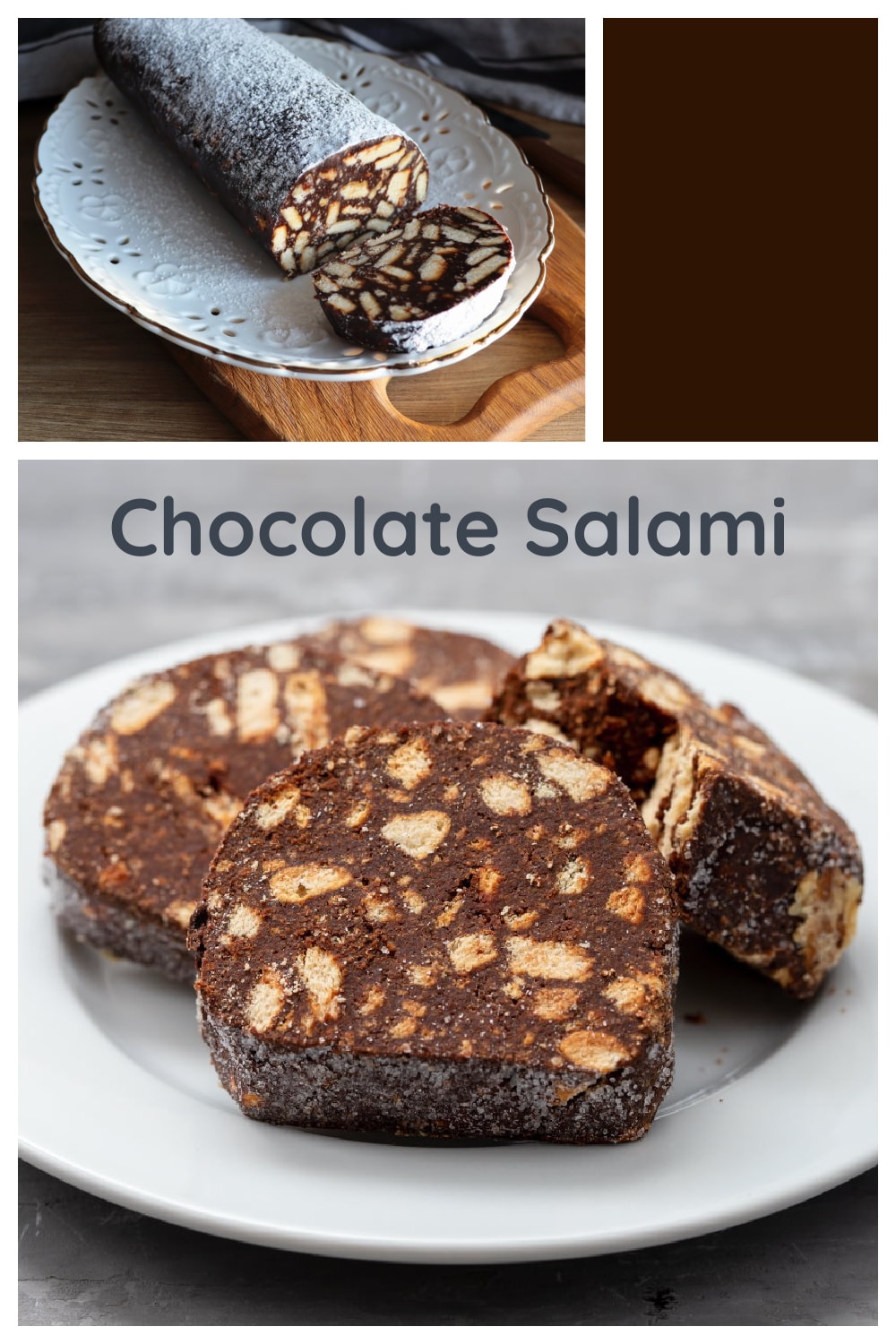 Chocolate Salami Recipe - A Great No Bake Cookie Recipe