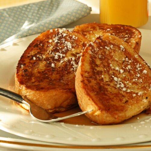 French Toast Recipe with Sweet Cottage Cheese