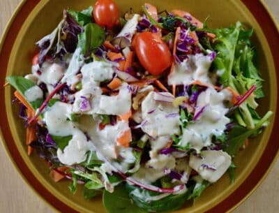 Sour Cream Salad Dressing Recipe with Fresh Dill